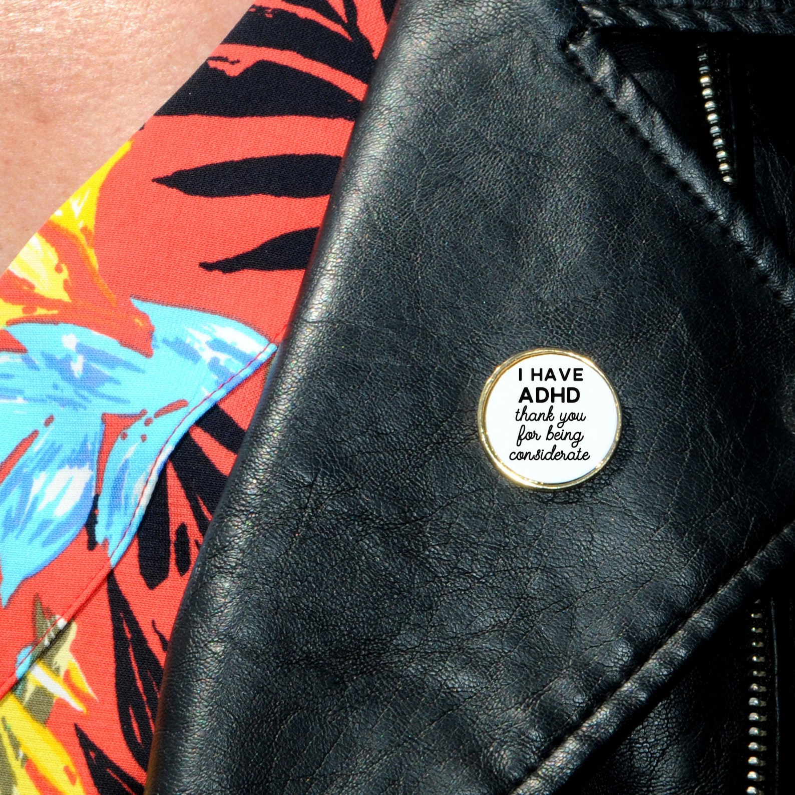 ADHD Pin Badge Lapel Pin Back to School | Etsy