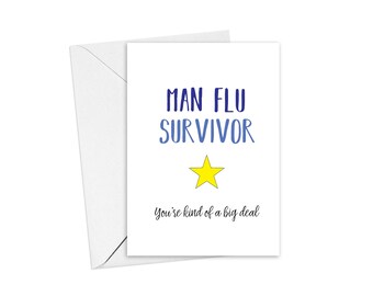 Man Get Well Card | Etsy
