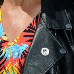 ADHD Pin Badge Lapel Pin Back to School - Etsy