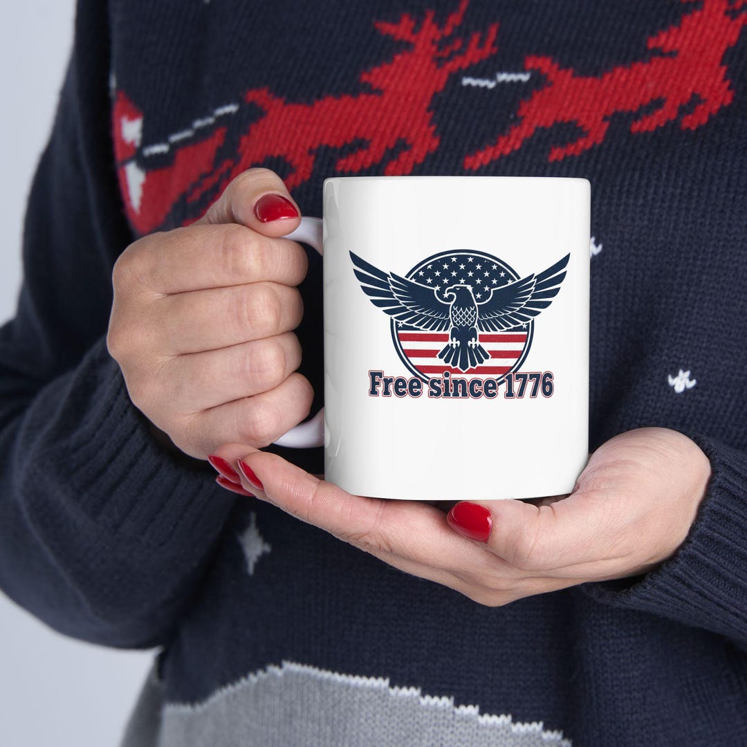 1776 Independence Freedom Ceramic Mug | American Independence ...