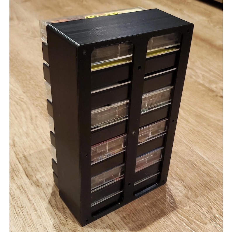Wall Mounted Cassette Tape Rack – Holds 10 Tapes Total | Retro Music ...