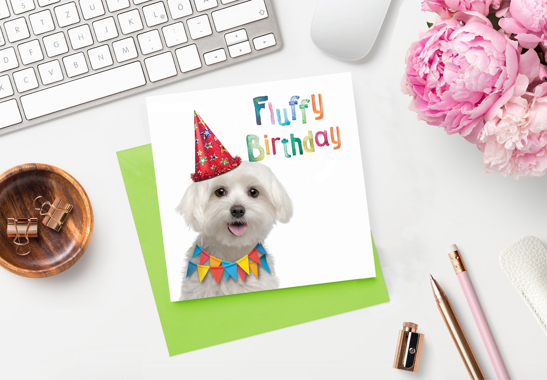 Super Cute Puppy DOG BIRTHDAY Card Suitable for Anyone! - Etsy