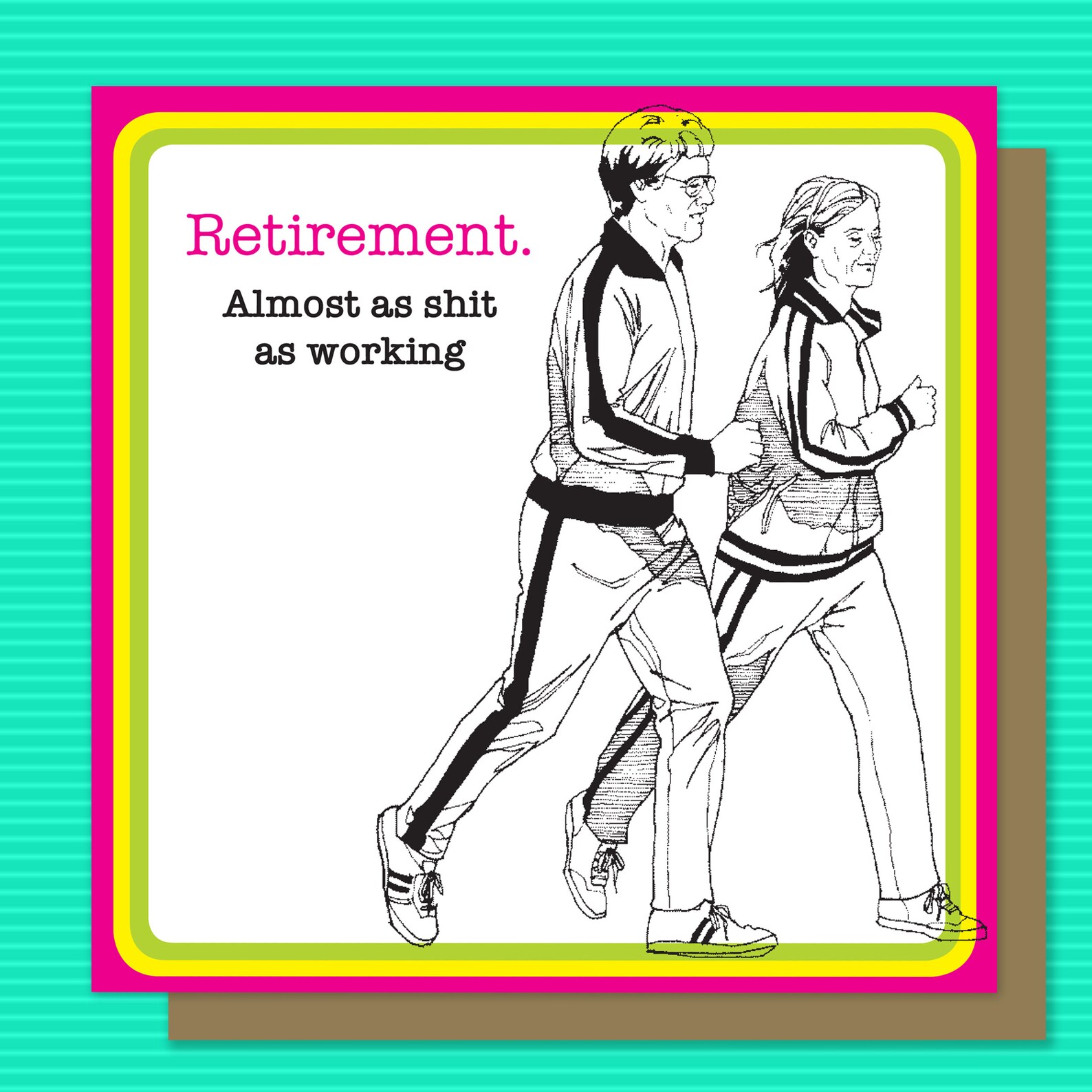 SARCASTIC AND humourous retro RETIREMENT Card alternative | Etsy