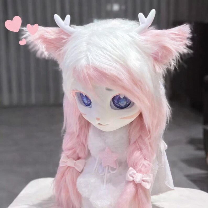 Handmade Fursuit Head | Cute Anime Style Animal Mask | Custom Mascot ...