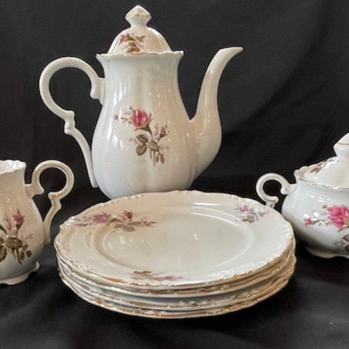Czech Porcelain Tea Set madonna 15pc New - Etsy Canada
