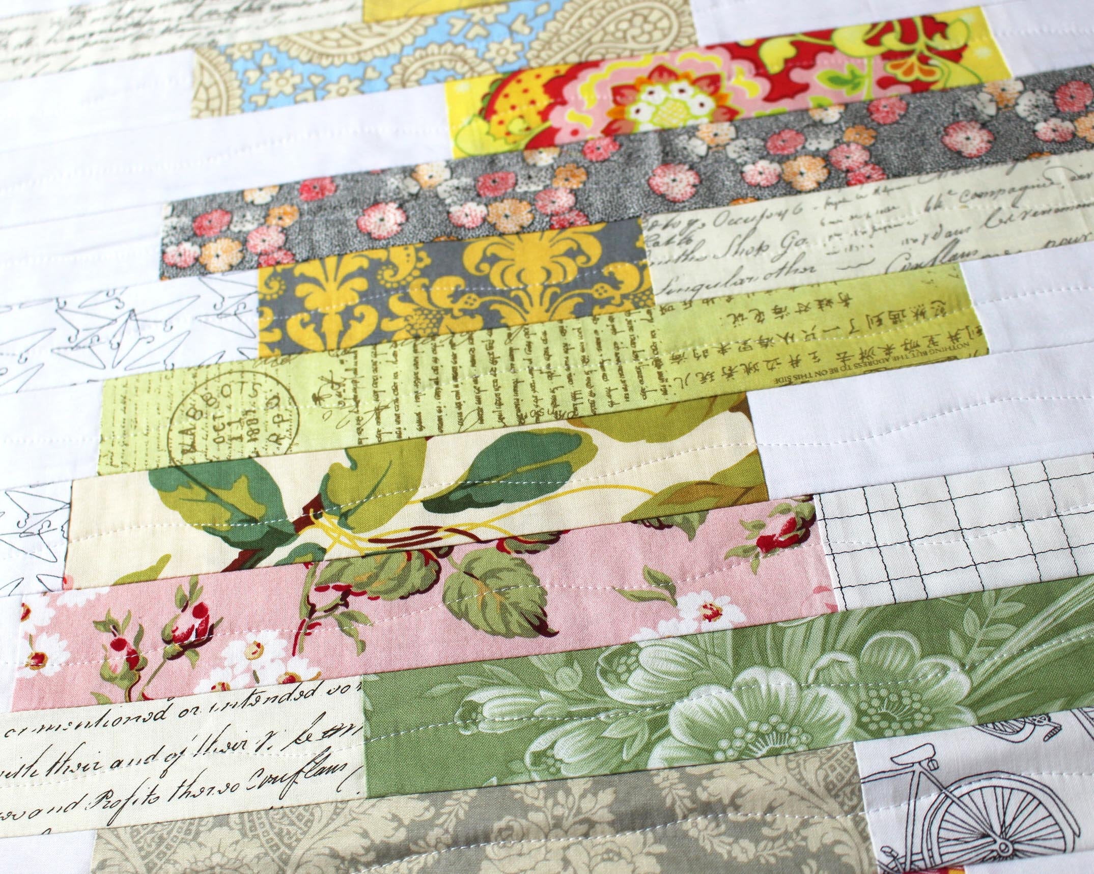 The Stacks Quilt Pattern Modern Quilt Pattern Scrap Quilt | Etsy Canada