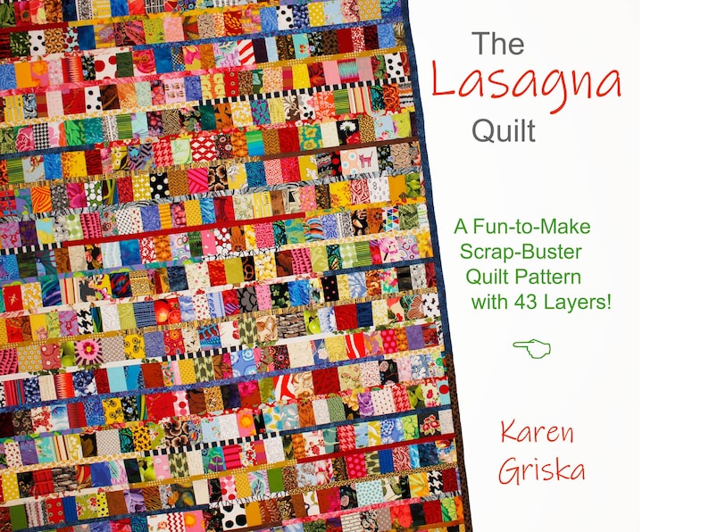Lasagna Quilt Pattern: Easy Scrap Patchwork (instant Download PDF ...