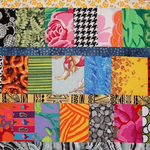 The Lasagna Quilt Pattern, Easy Scrap Quilt Pattern, Patchwork Quilt ...