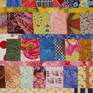 The Lasagna Quilt Pattern, Easy Scrap Quilt Pattern, Patchwork Quilt ...