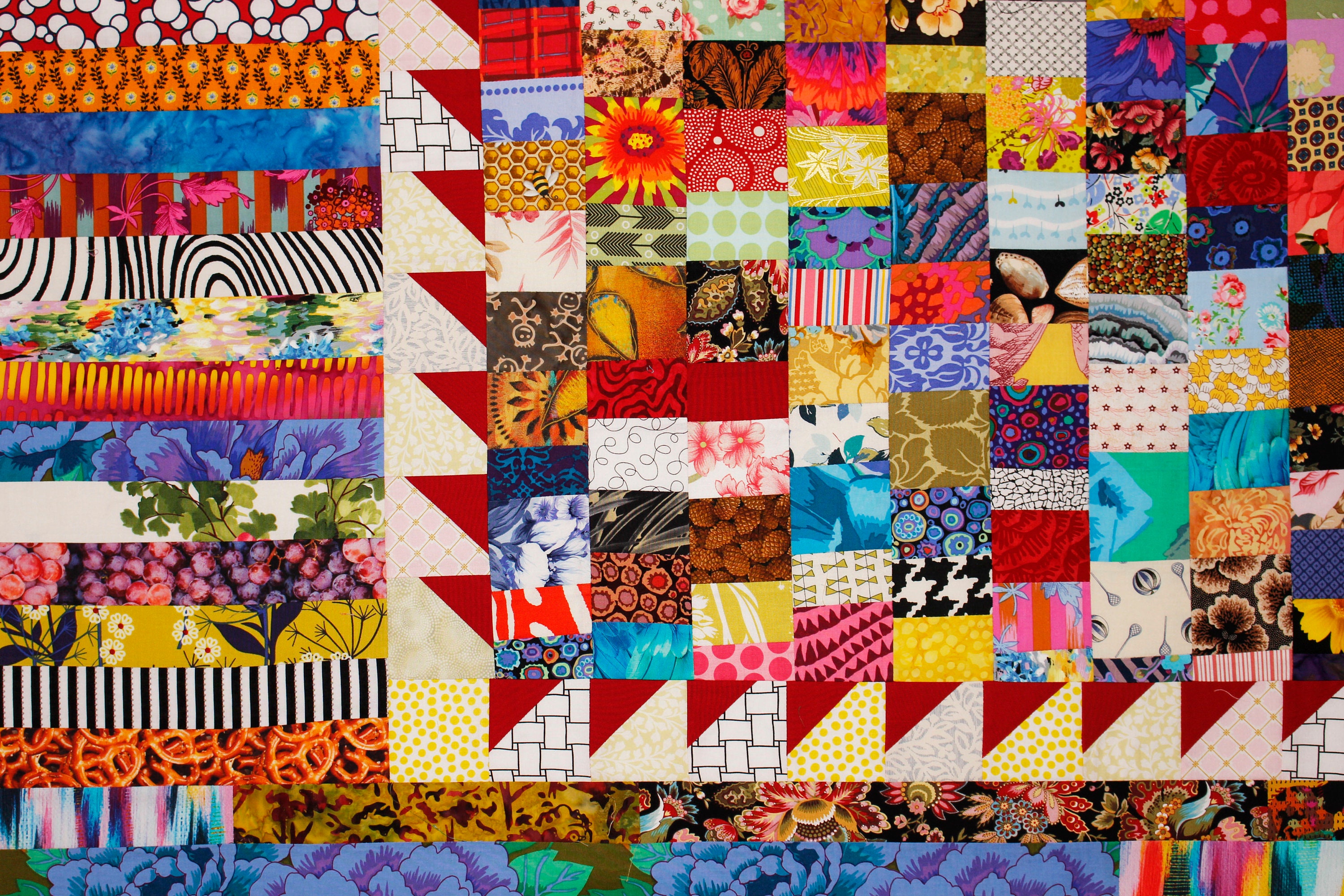 Yellowstone Scrap Quilt Pattern: Easy Patchwork Design (PDF) - Etsy