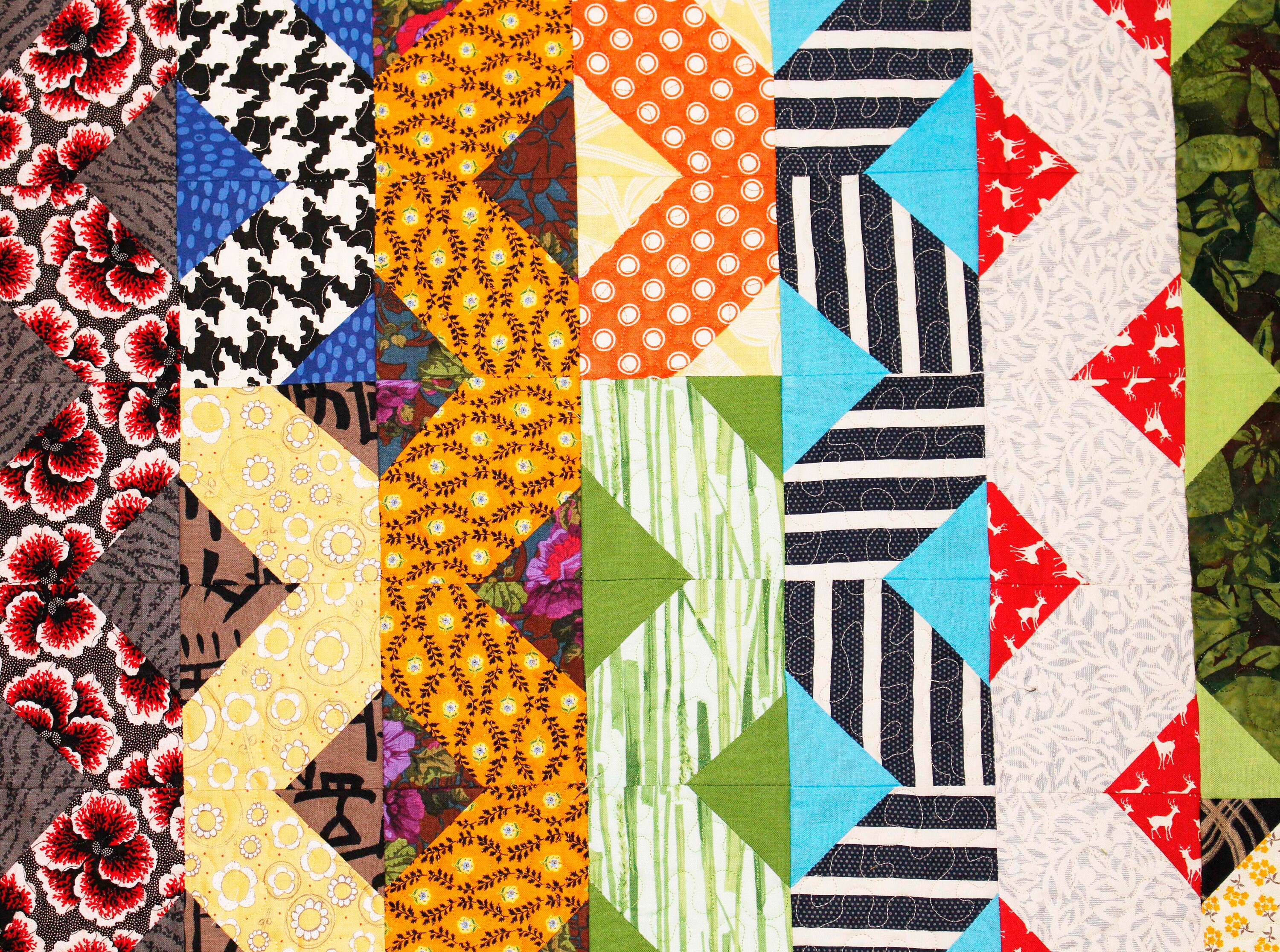Winding Trails Quilt Pattern: Easy Scrap Quilt (instant Download) - Etsy
