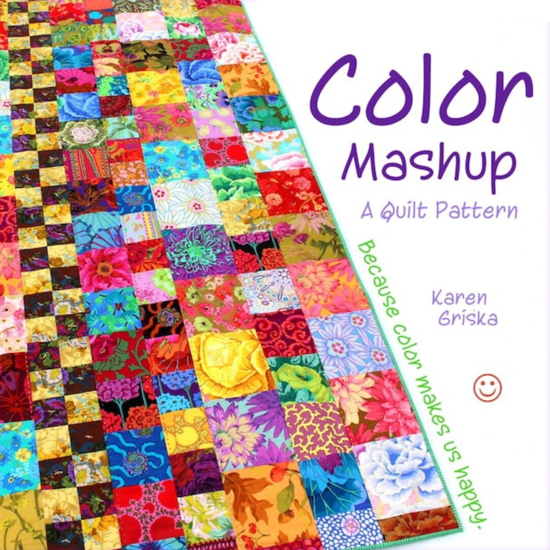 Color Mashup Quilt Pattern: Easy Scrap Quilt (PDF Download) - Etsy