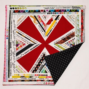 Red Zinger Selvage Pillow Pattern, 16" X 16", Quick and Easy DIY ...