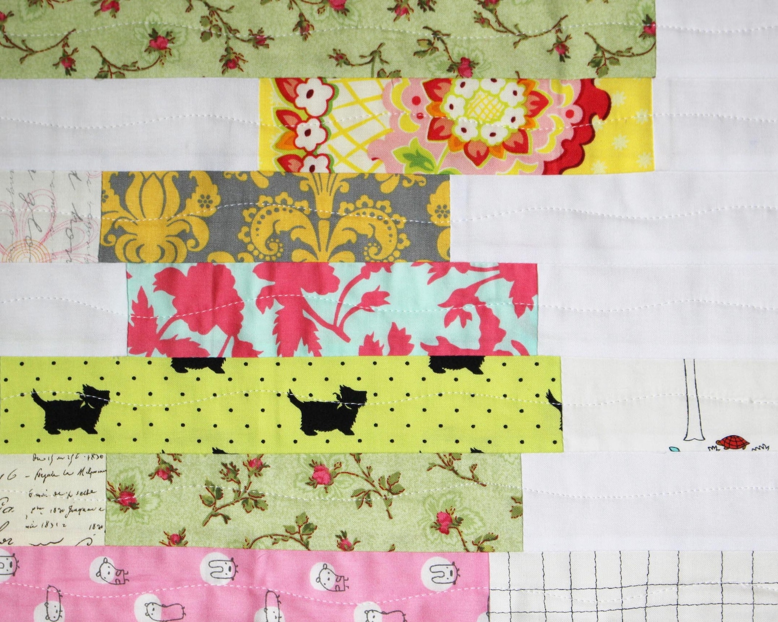 The Stacks Quilt Pattern, Modern Quilt Pattern, Scrap Quilt Pattern ...