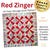 Red Zinger Selvage Quilt Pattern, Easy Quilt Pattern, Upcycle, Recycle ...