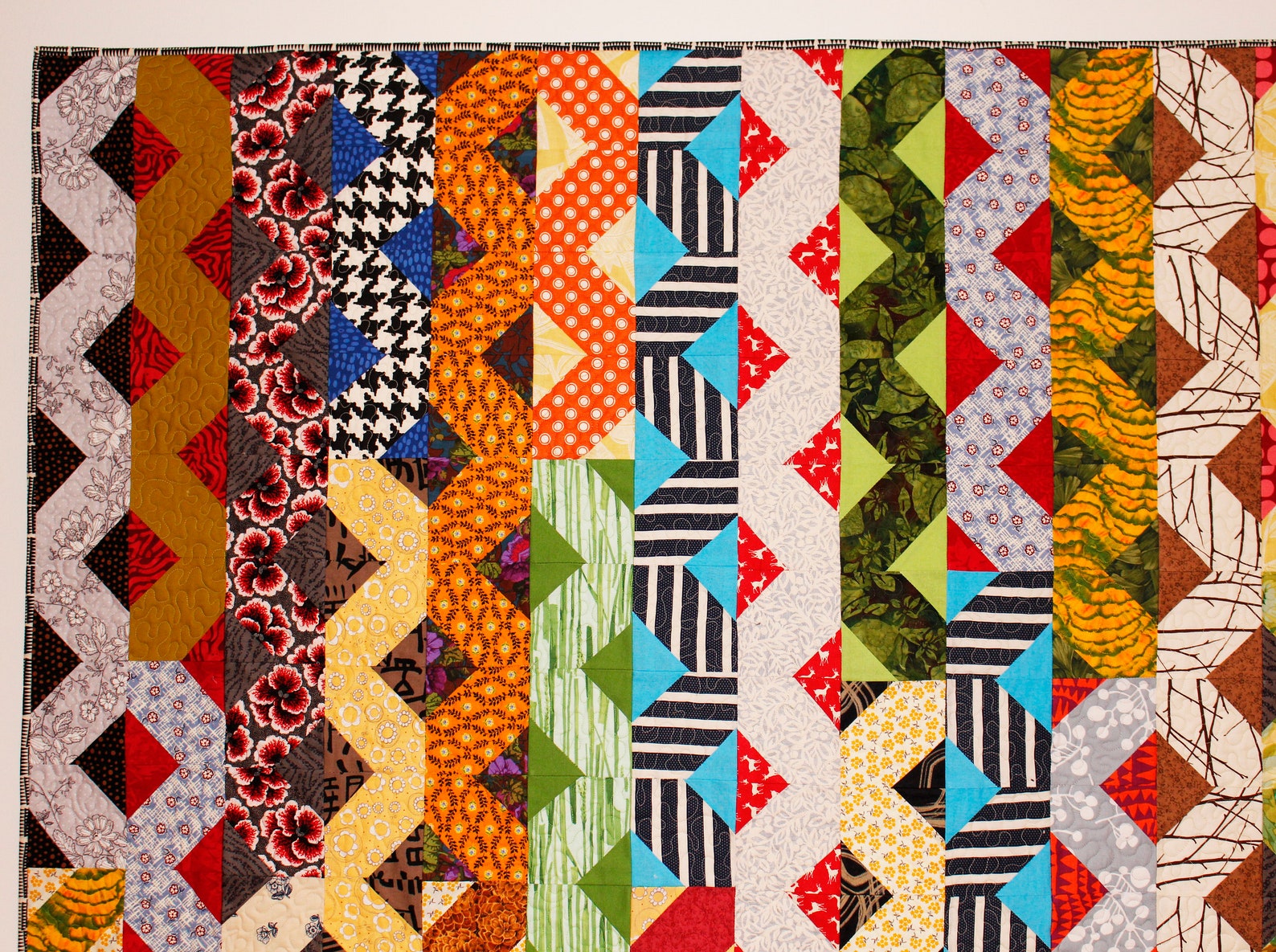 Winding Trails Quilt Pattern: Easy Scrap Quilt (instant Download) - Etsy