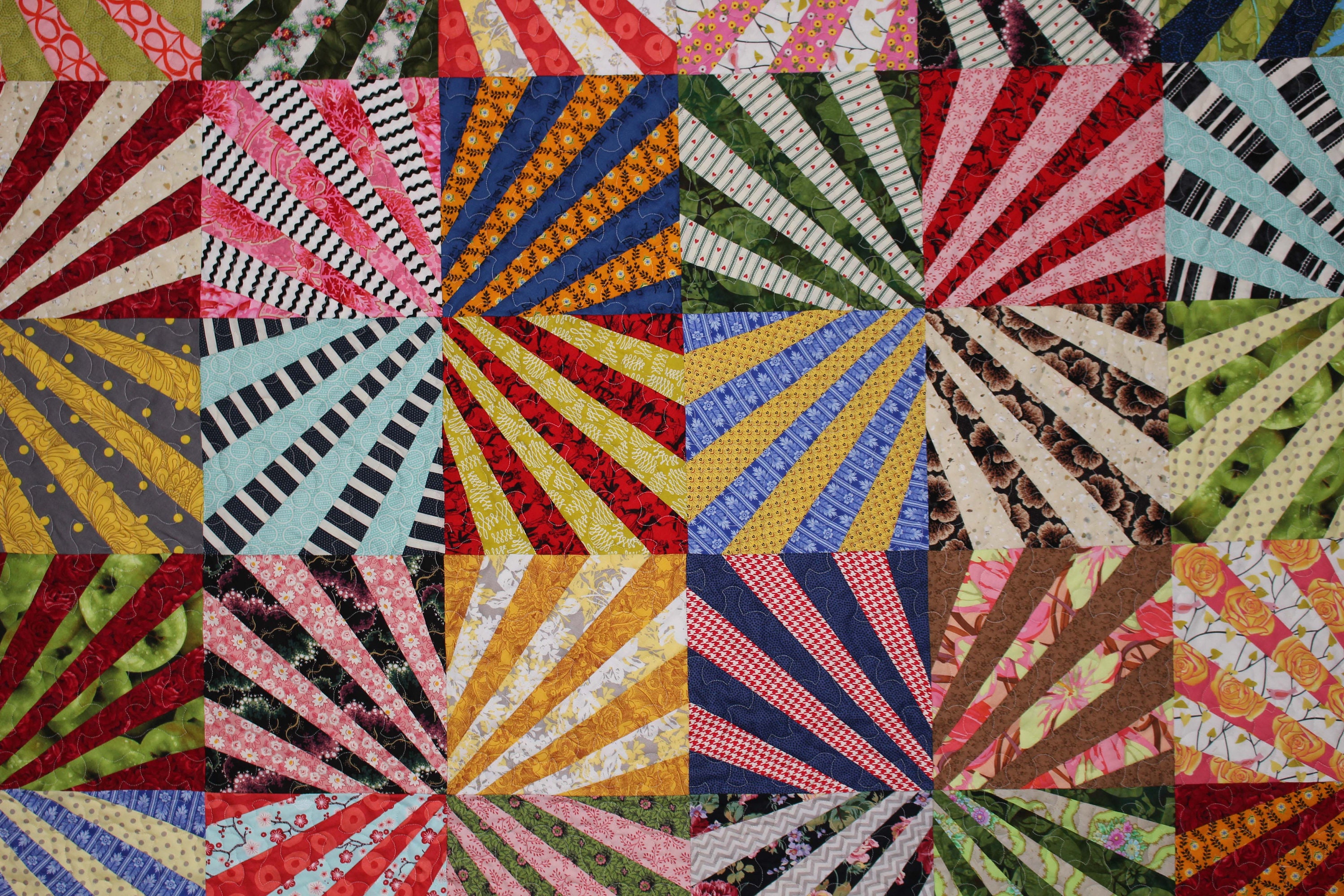 Ferris Wheel Quilt Pattern the Fun Way to Make a Fan Quilt - Etsy Australia