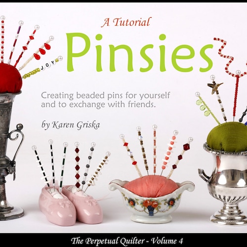 Pinsies Beaded Pin Tutorial Pincushion Decoration - Etsy