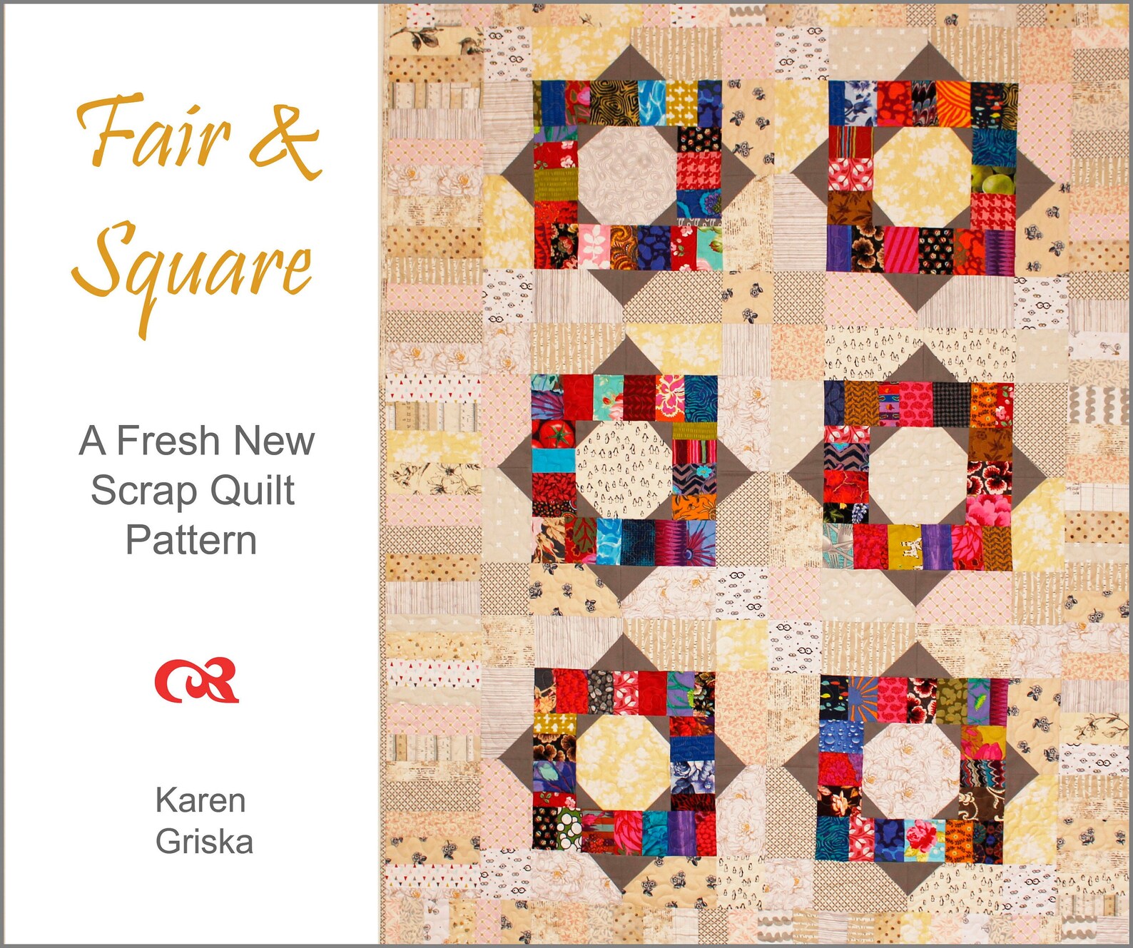 Fair and Square Quilt Pattern Scrap Quilt Patchwork Modern - Etsy