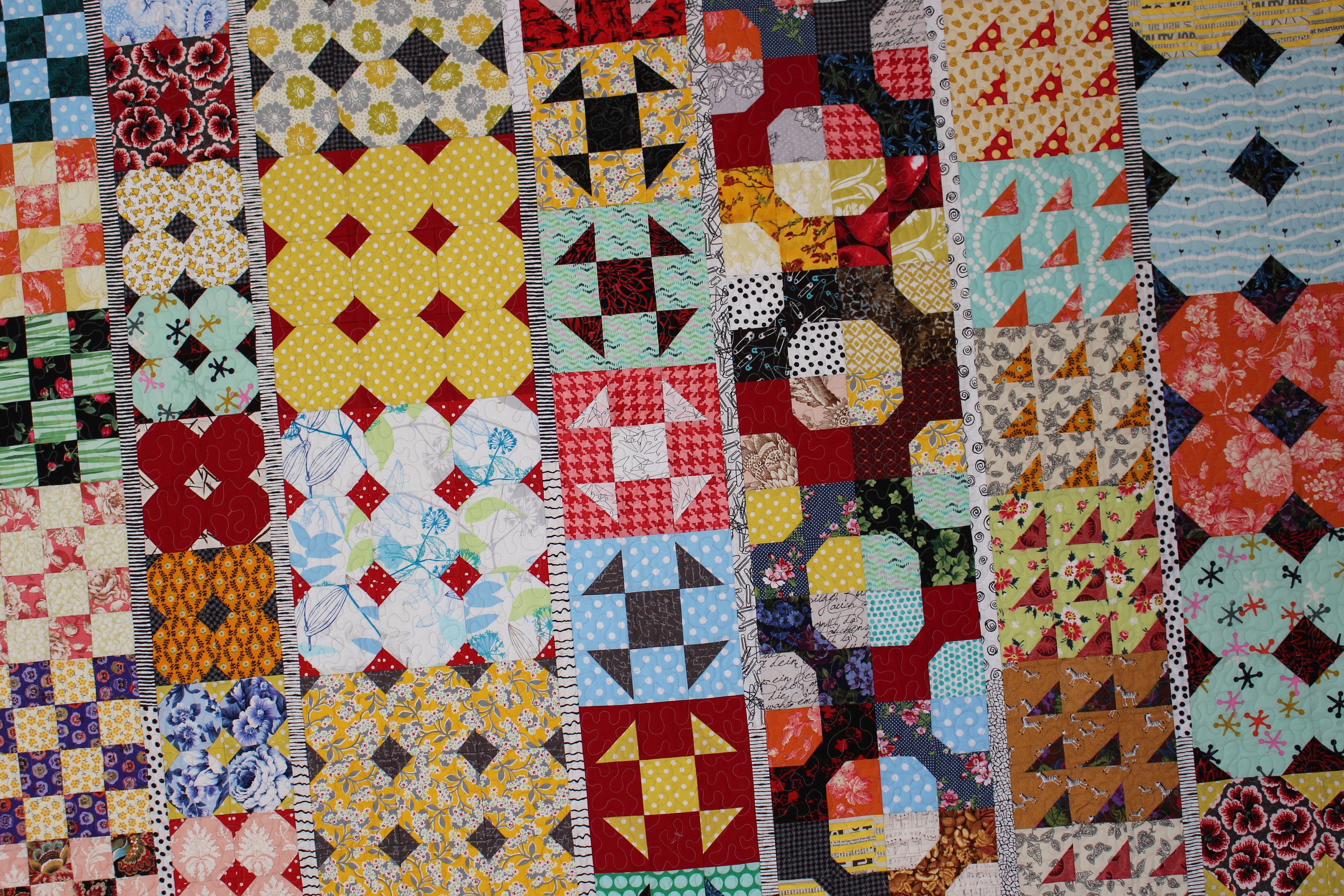 Column Sampler Quilt Pattern Easy Scrap Quilt Pattern - Etsy Australia