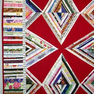 Red Zinger Selvage Quilt Pattern: Easy Upcycle Design (PDF Pattern) - Etsy