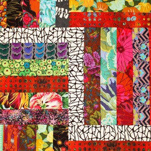 Escalator Quilt Pattern: Jelly Roll Scrap Quilt, Xlong Twin (PDF) - Etsy