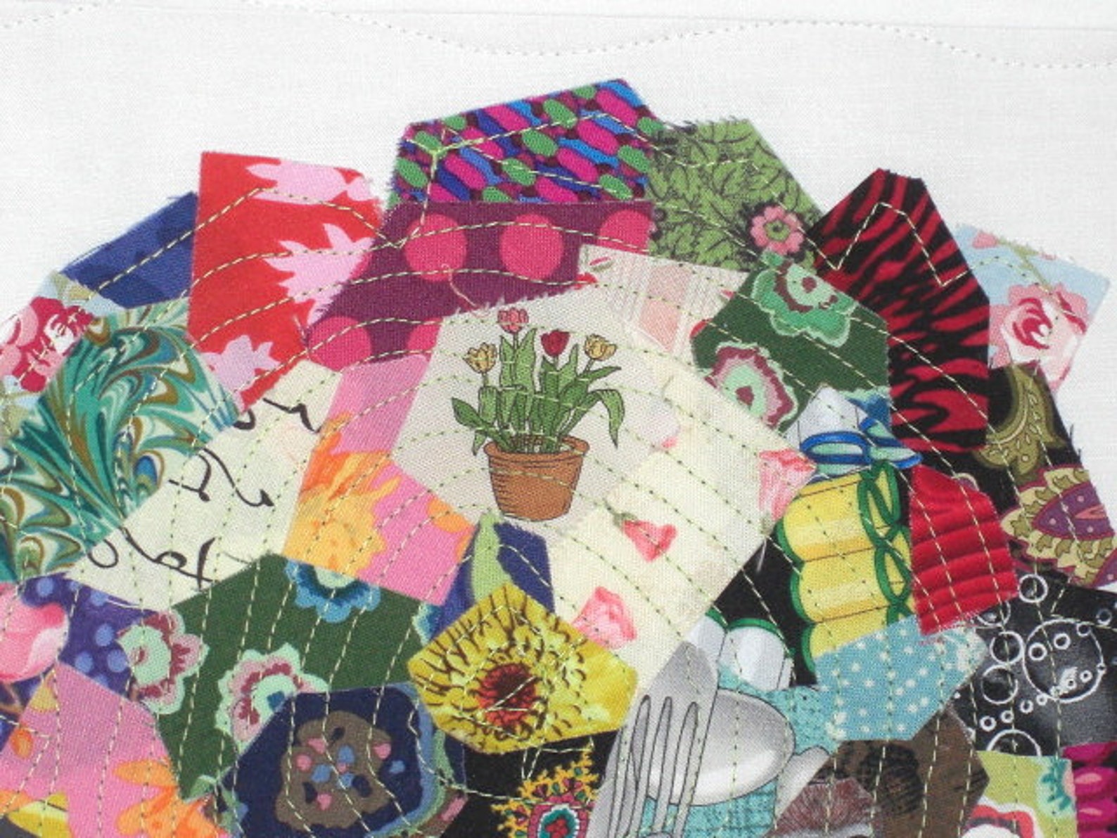 Upcycle Quilt Pattern: Easy Raw-edge Applique (PDF) - Etsy