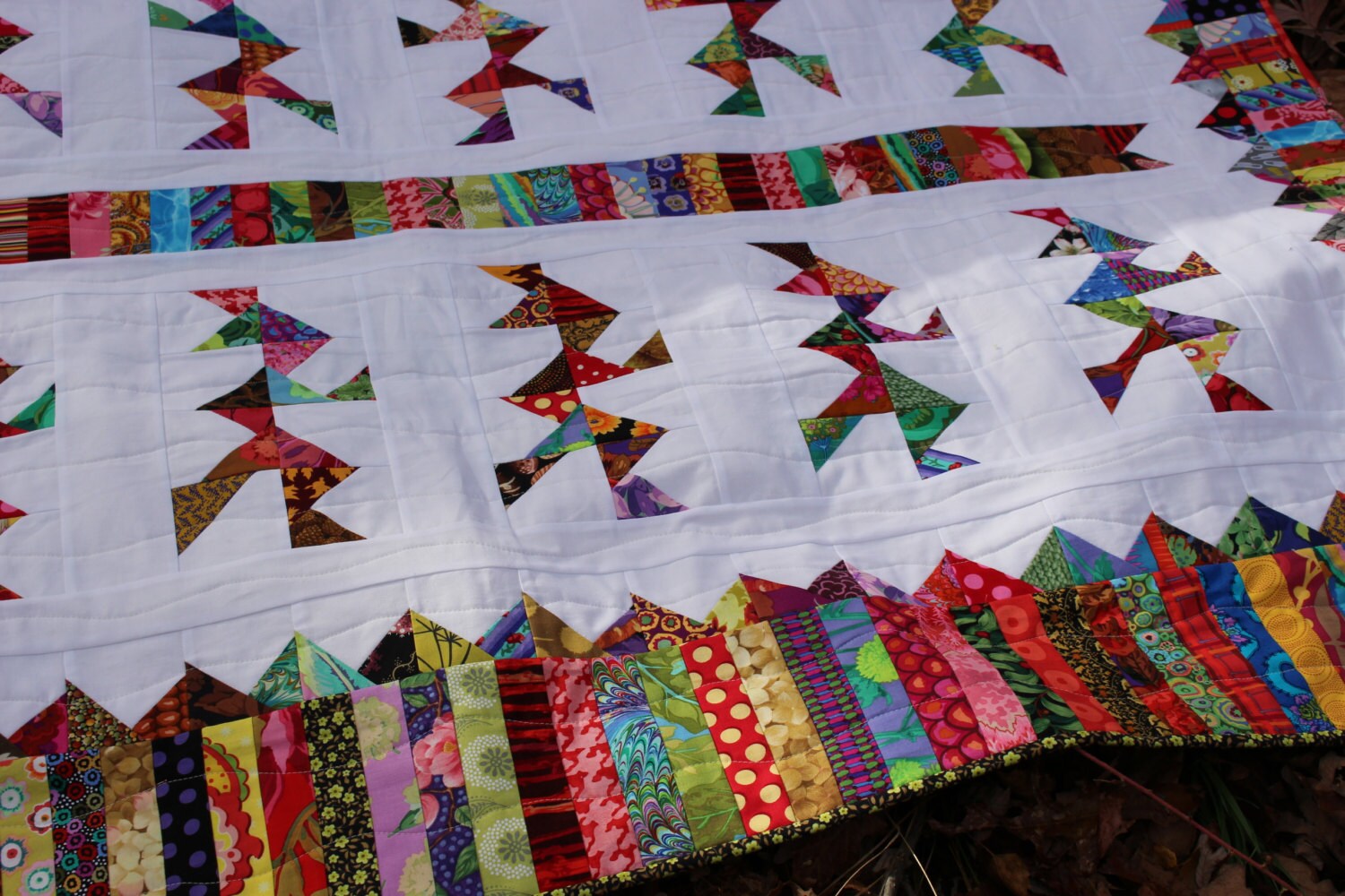 Camelot Quilt Pattern Indian Quilt Modern Scrap Quilt - Etsy France