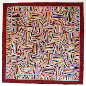 Fandango Quilt Pattern, String Quilt Pattern, Art Quilt, Wall Quilt ...