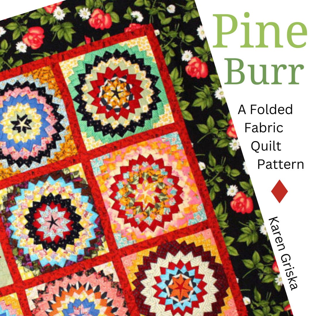 Pine Burr Quilt Pattern, Fabulous Texture, Wall Quilt, Alabama State ...