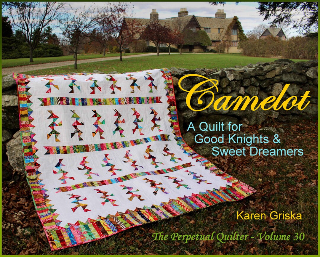 Camelot Quilt Pattern, Indian Quilt, Modern Scrap Quilt Pattern, Boy or ...