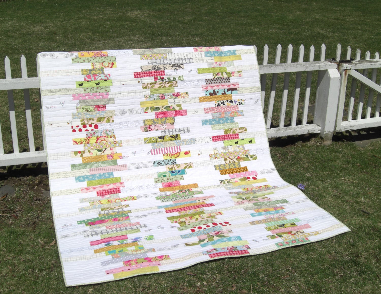 The Stacks Quilt Pattern Modern Quilt Pattern Scrap Quilt | Etsy Canada