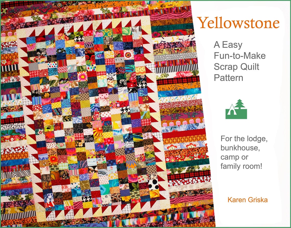 Yellowstone Quilt Pattern Easy Quilt Pattern Scrap Quilt - Etsy