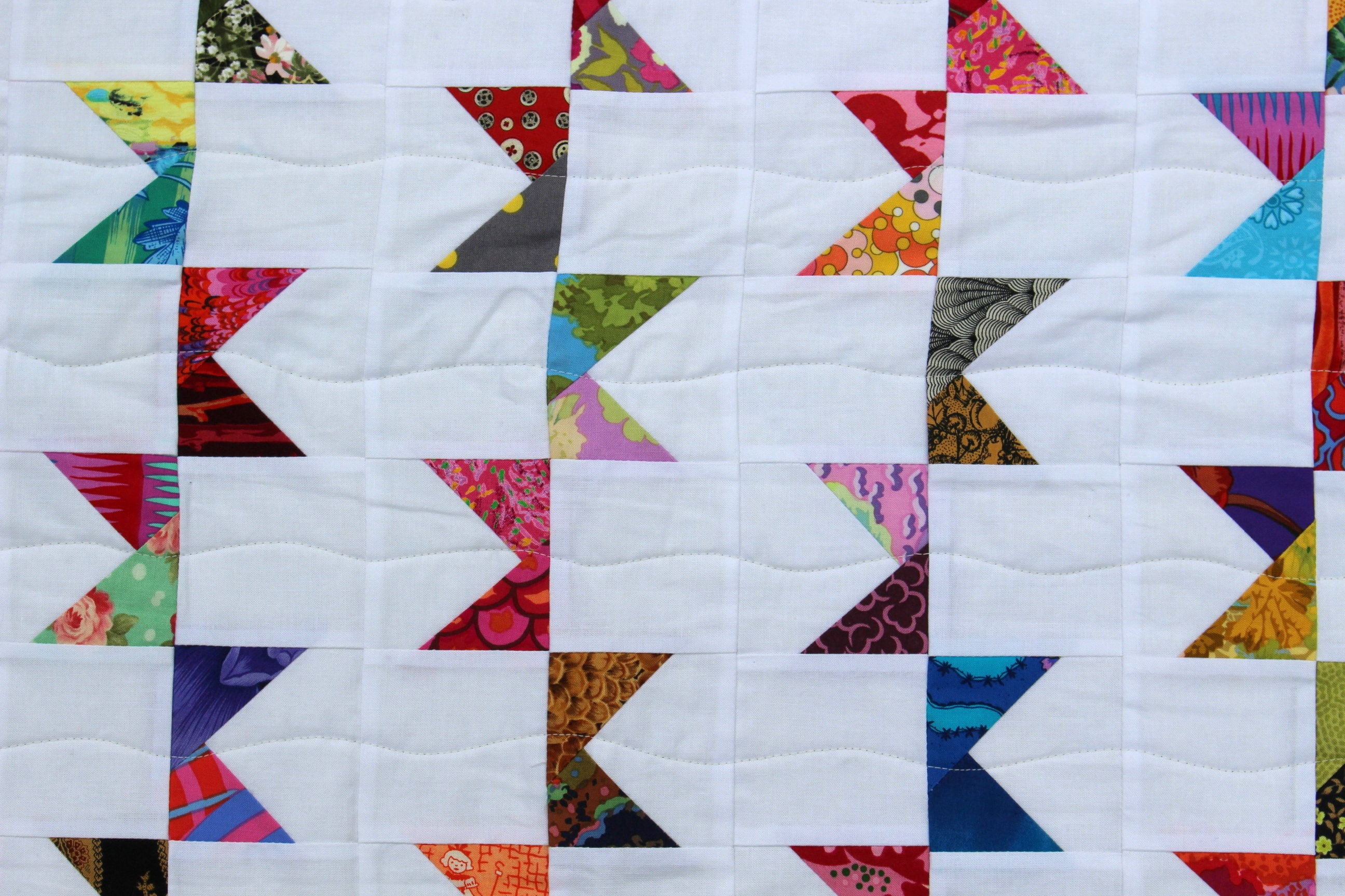 Bunting Quilt Pattern Modern Quilt Scrap Quilt Easy Quilt - Etsy Canada