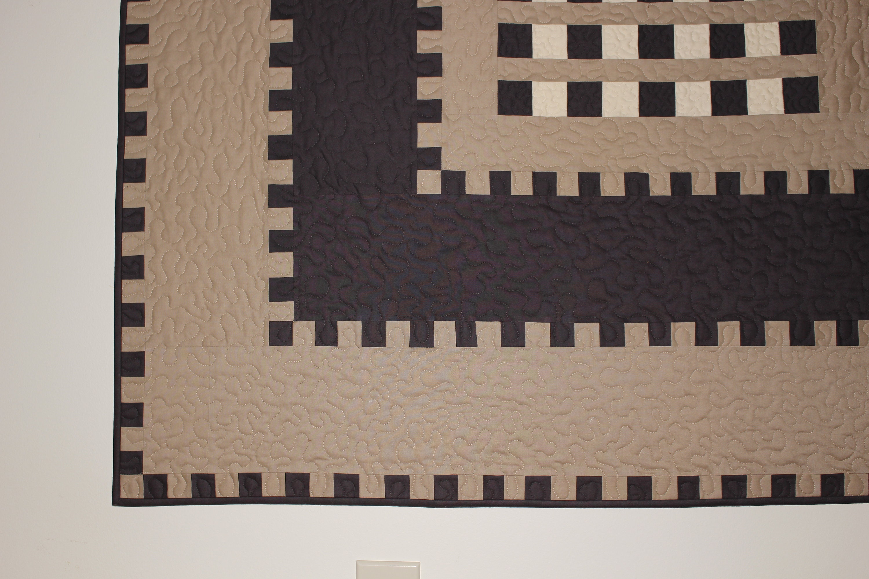 Checkmate Quilt Pattern Modern Quilt Quilt for a Man Wall | Etsy