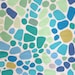 Sea Glass Quilt Pattern, Fusible Applique Quilt Pattern, Art Quilt ...