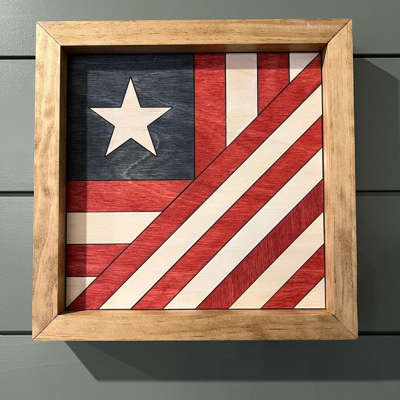 Flag Barn Quilt Patterns - Etsy