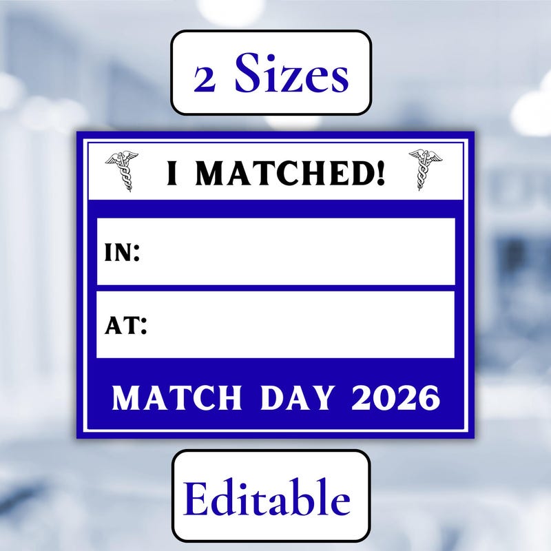 I Matched Sign - Etsy