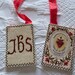 Antique Religious Handmade Reliquary Scapular Relic Sacred Heart W ...