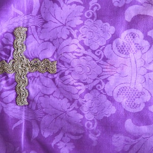 Antique French 1900s Blessed Sacrament Chalice Cover Ciborium Veil ...