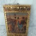 Antique Florentine Religious Frame Flight Into Egypt W Madonna and ...