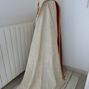 Antique Silk Clergy Vestment Dress Priest Cope Robe W Embroidered Birds ...
