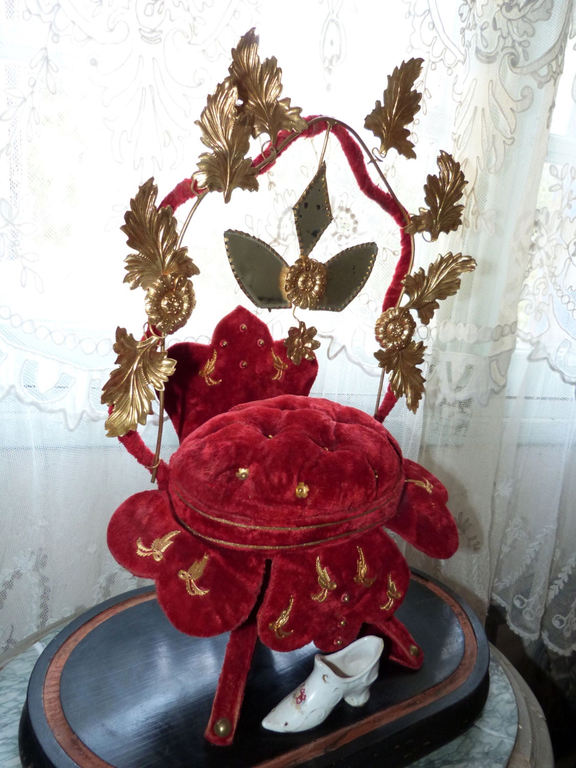 1800s Antique French Wedding Bridal Stand Wedding Cushion | Etsy