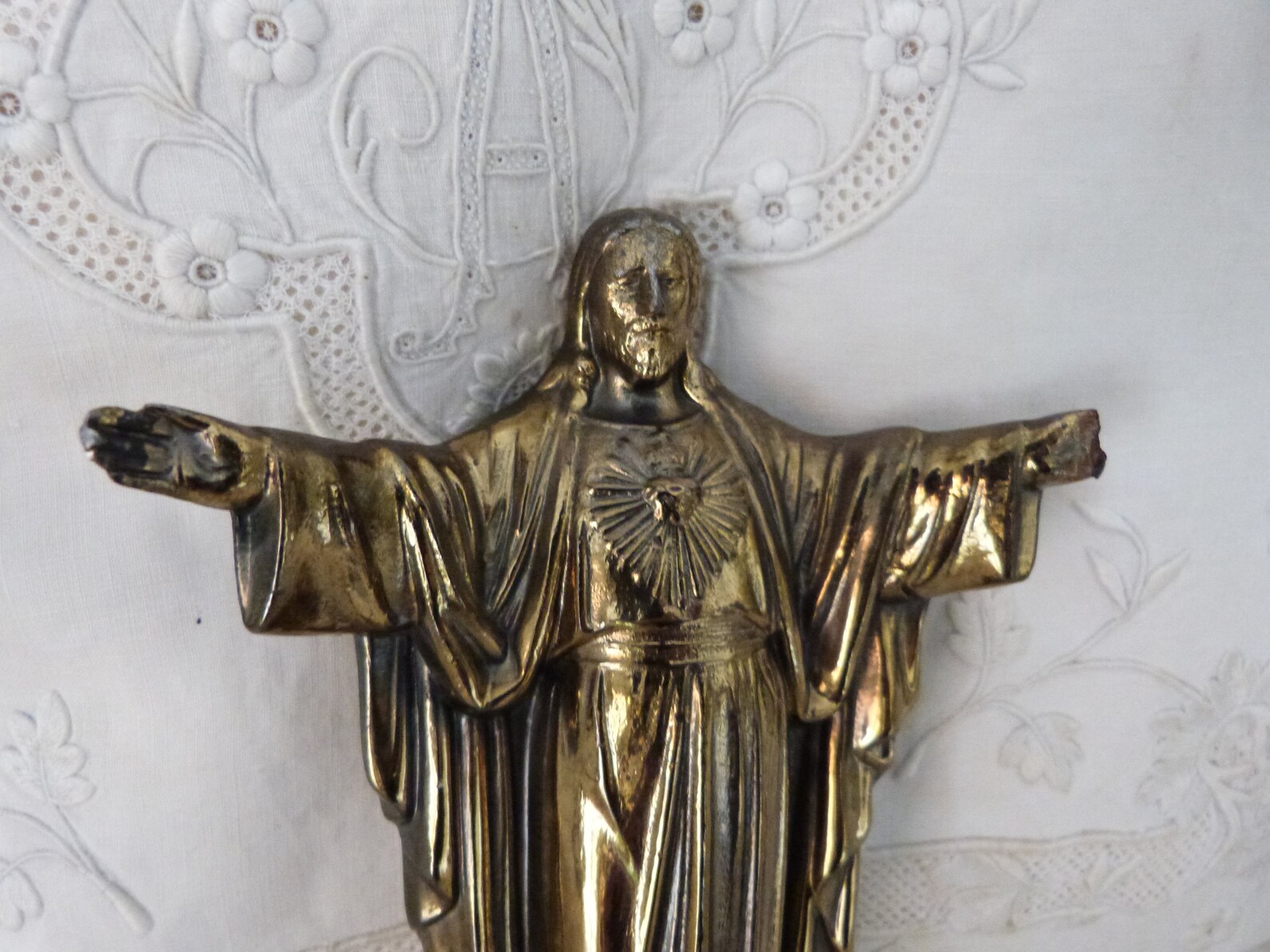 Antique French Religious Statue Jesus Christ the Redeemer - Etsy