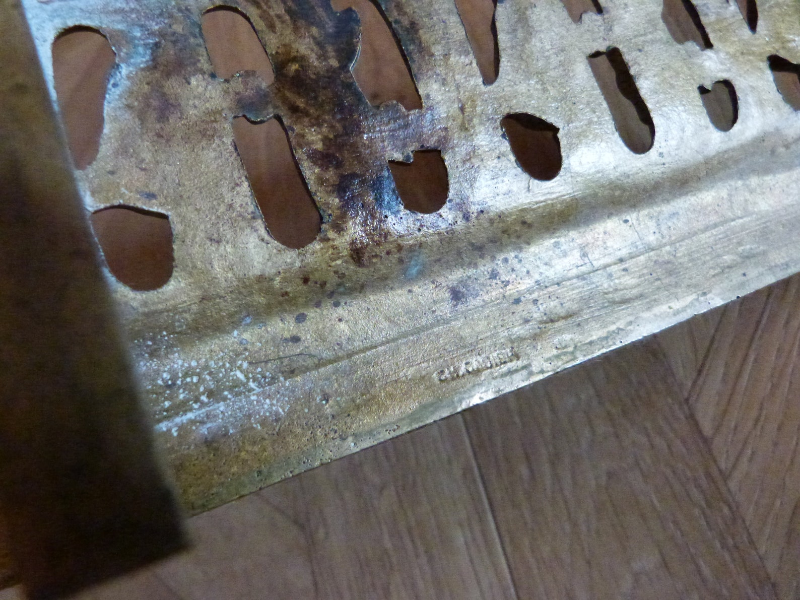 Antique French Signed Bronze Fireplace Fender Guard Bumper - Etsy