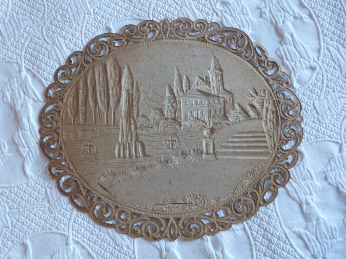 Large Antique French 1900s Advertising Memorabilia Paper Ephemera ...
