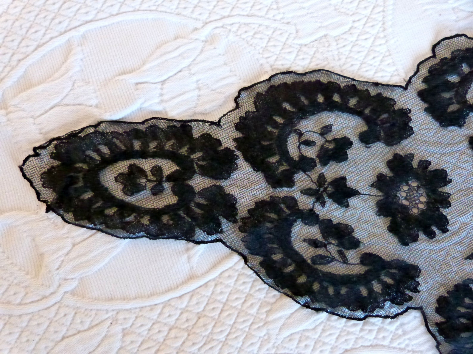 Antique French Black Lace Mantilla Veil Catholic Mantilla - Etsy