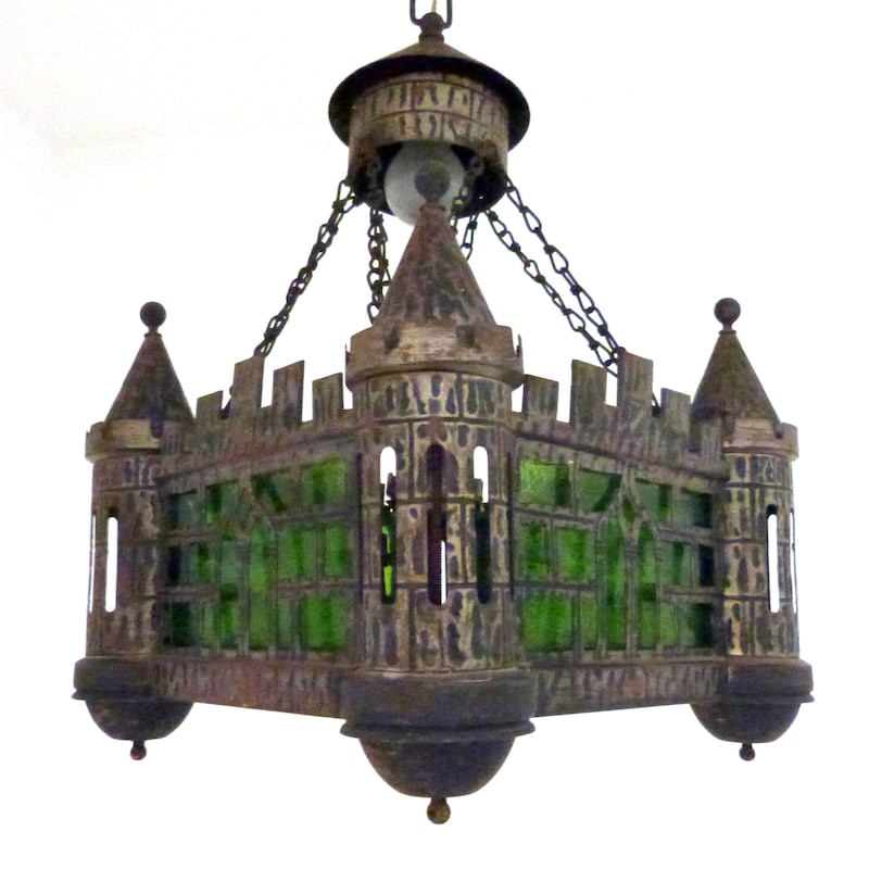 Antique Hanging Light - Etsy