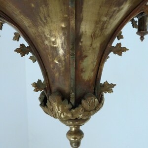 Antique French Bronze Thurible Church Icon Lamp Candle Holder Gothic ...