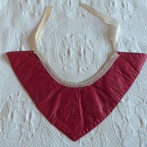 Antique 1800s French Silk Priest Clergy Collar W Hand Embroidery, Gold ...
